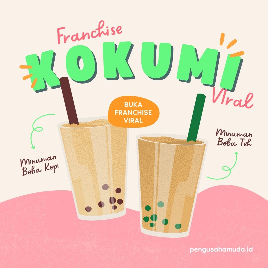 FRANCHISE KOKUMI: Viral Brand Minuman Boba di Indonesia